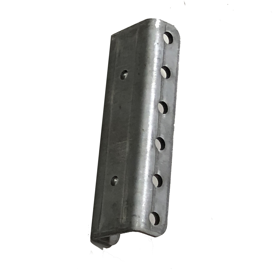 Weld-On 3-1/2" Wide Vertical Channel for Trailer A-Frame - 6 Hole