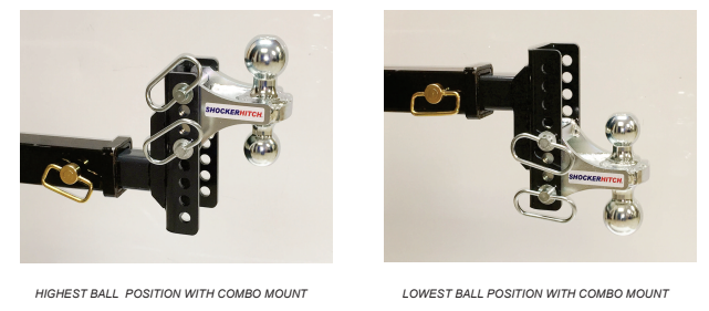 Shocker XR Adjustable Hitch Combo Ball & Sway Control Towing Kit